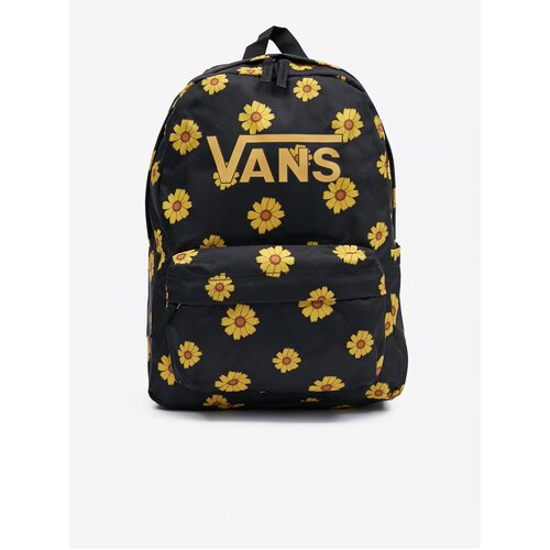 Vans black girls' floral backpack realm H20 - girls | ePonuda.com