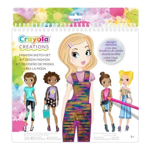 Crayola bojanka sa stikerima i sablonima fashion ( GA041178 ) | Eponuda.com