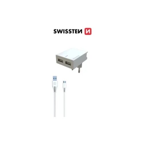 Swissten punjač 2x USB 3A bela ( 80057 ) | ePonuda.com