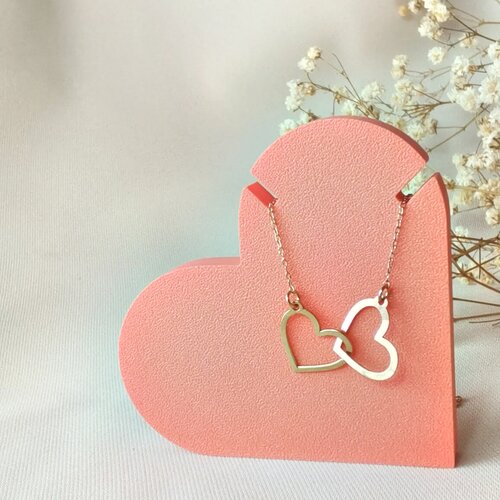 Jewelry Nikolić ogrlica dva srca | ePonuda.com