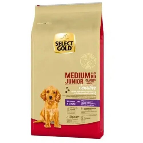 Select Gold Dog Sensitive Med. Junior jag&losos&krompir 12 kg | Eponuda.com