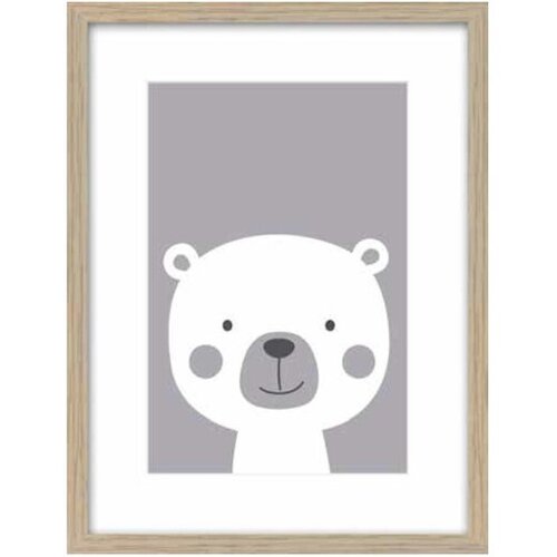 Dekordom Kids slika sa ramom 27x37cm Toir23983 Bear Grey | ePonuda.com