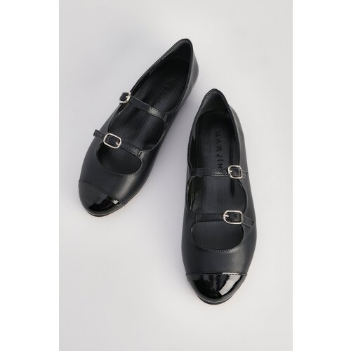 Marjin Women's Banded Flats Divus Black | ePonuda.com