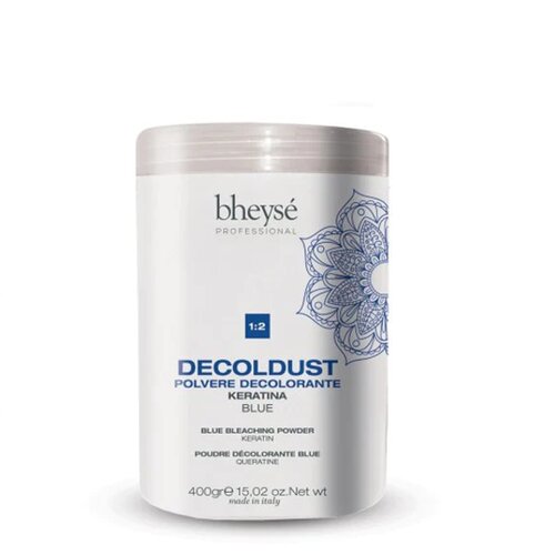 Bheyse Professional DECOLDUST Blue Bleaching Powder With Keratin 400gr ...