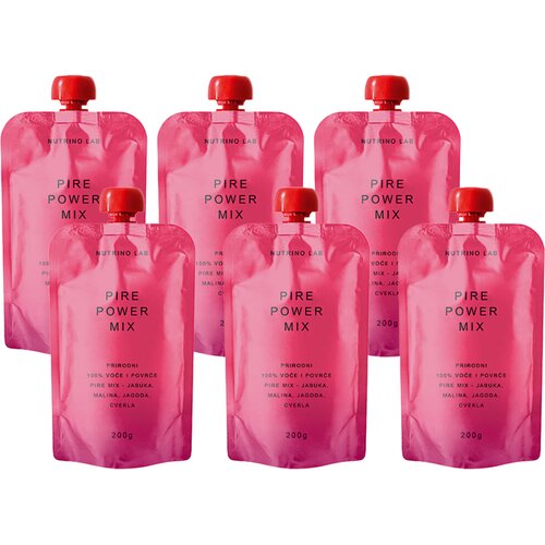 Nutrino Lab voćni pire power mix 200g x 6 | ePonuda.com