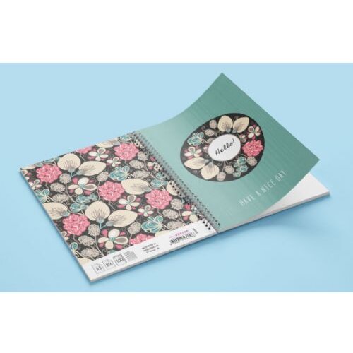 Helios Sveska sa spiralom Hello A5 100 listova dikto ( 15SVSH46D ...