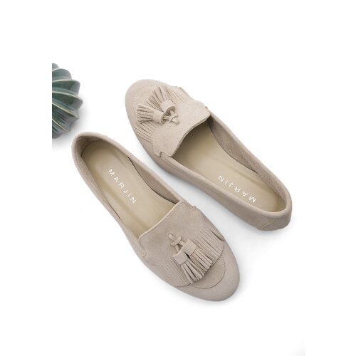 Marjin Loafer Shoes - Beige - Flat | ePonuda.com