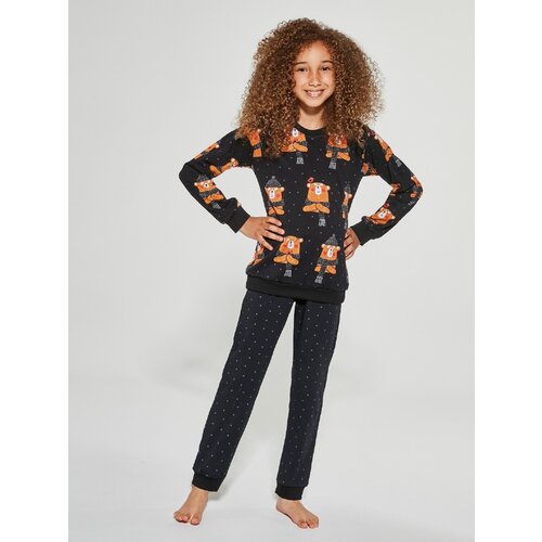 Cornette Kids Girl pyjamas 996/148 Bear l/r 86-128 black | ePonuda.com