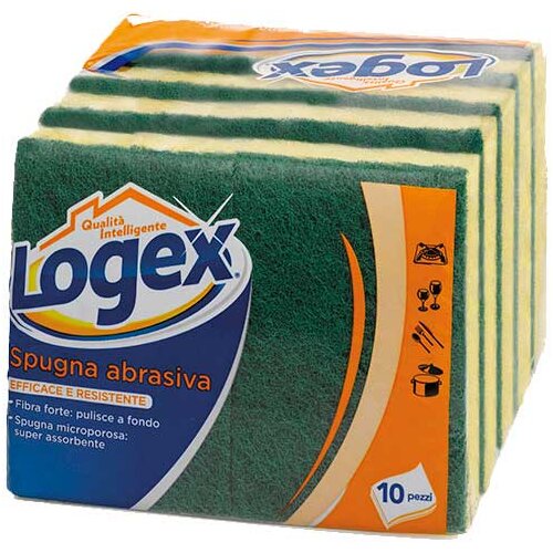 Logex abrazivni sunđer za posuđe 10 komada | ePonuda.com