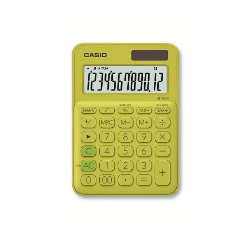 Casio ms 20 uc kalkulator lime ( CASMS20YG ) | ePonuda.com