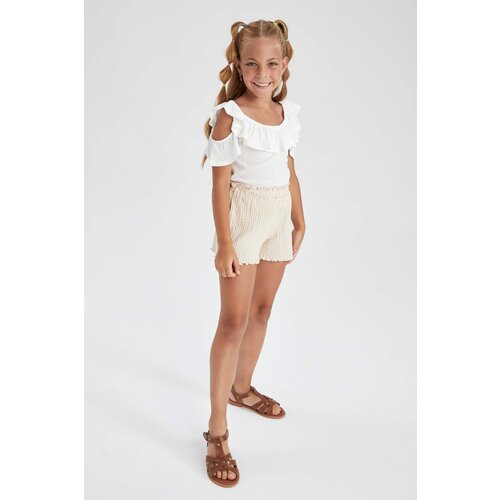 Defacto Girl Flexible Waist Wide Leg Shorts