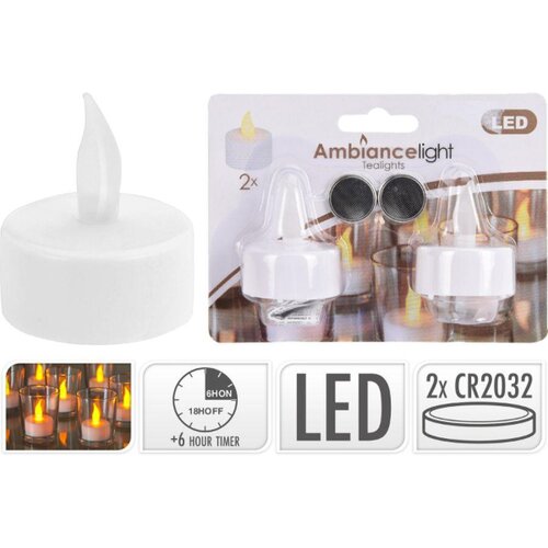 Novogodišnja led svećica, 2 komada | ePonuda.com