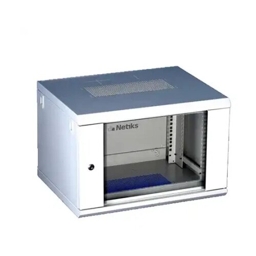 Netiks DW6615 dvodelni, staklena vrata sa bravom 600x600x800mm 15U/19 ...