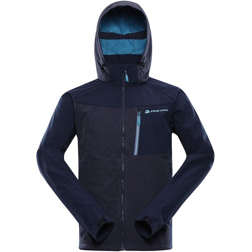 Alpine pro Men's softshell jacket with membrane LANC mood indigo ...