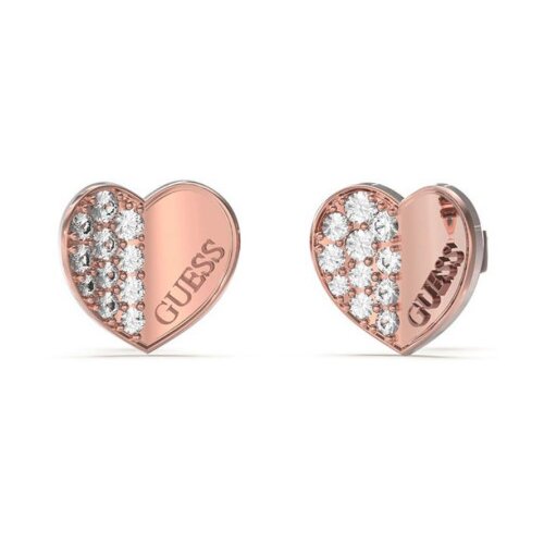 Guess Ženske lovely roze zlatne mindjuše od hirurškog Čelika ...