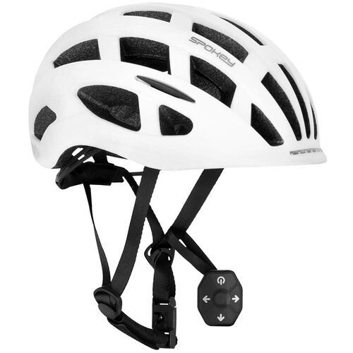 Spokey POINTER PRO Bicycle helmet with LED flasher and turn signals, 55 ...