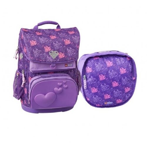 Lego FRIENDS DVODELNI ŠKOLSKI RANAC (MAXI): SRCA | ePonuda.com