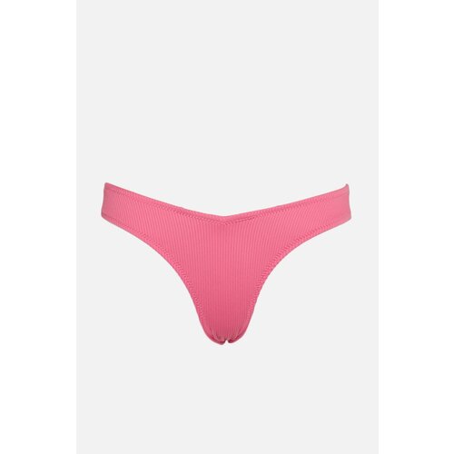 Trendyol Pink Textured V Cut Bikini Bottoms | ePonuda.com
