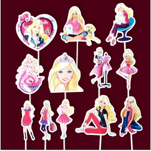 Toperi Barbie - set 12 kom | ePonuda.com