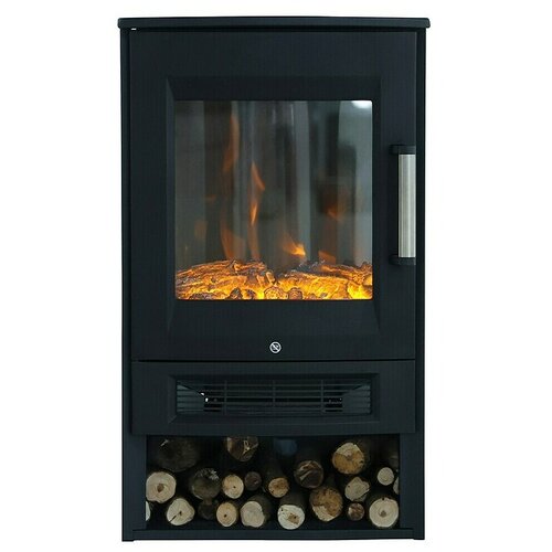 VOLTOMAT HEATING Električni kamin (Črna, 900 W - 1.800 W, 34,5 x 44 x ...