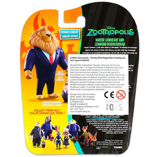 Disney Zootropolis: Figurica Zootopia - Župan Lionheart in Podjetnik ...
