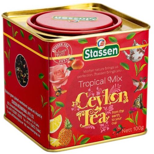 Stassen tropical mix ceylon tea limenka 100g | Eponuda.com