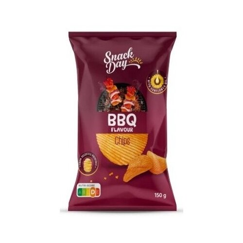 Snack Day Čips rebrasti bbq 150g | Eponuda.com