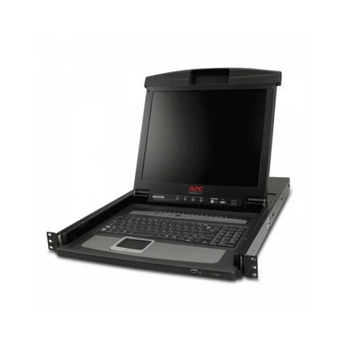 APC 17" rack lcd console with integrated 16 port analog kvm switch ...