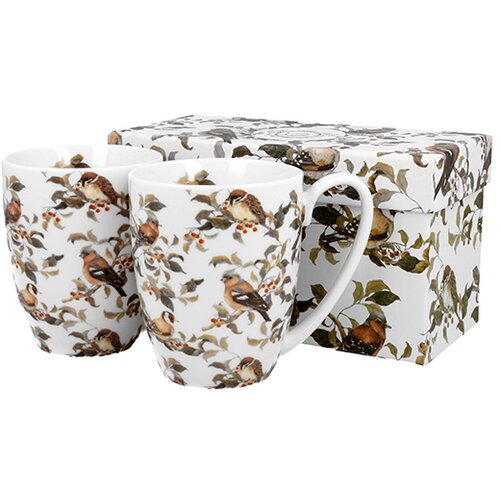 Set šolja sa pticama / 2 380 ml | ePonuda.com