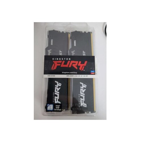 Kingston dimm DDR5 32GB 2x16GB kit 6.000MT/s fury beast black rgb expo KF560C36BBE2AK2-32 outlet ...