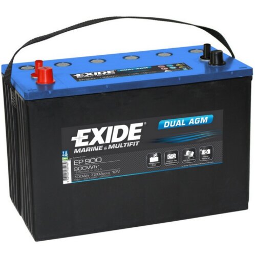 Exide EP900 DUAL AGM 12V 100Ah (C20) akumulator | ePonuda.com