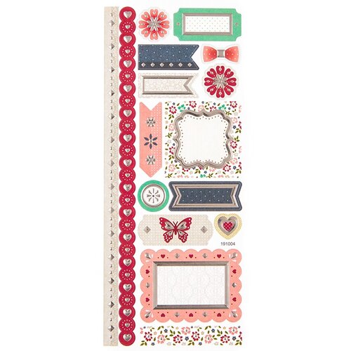 Gravirane nalepnice / 16 komada (Nalepnice za scrapbooking) | ePonuda.com
