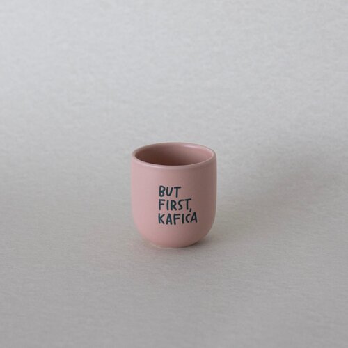 Heim šoljica "but first, kafica", roze | ePonuda.com