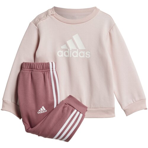 Adidas komplet trenerka i bos logo jog sanpin/white devojčice uzrasta 0 ...