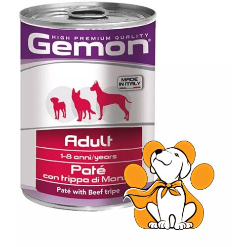 Gemon Adult Pate With Beef Tripe 400g, Hrana Za Pse Uzrasta Od 1 Do 8 Godina | ePonuda.com