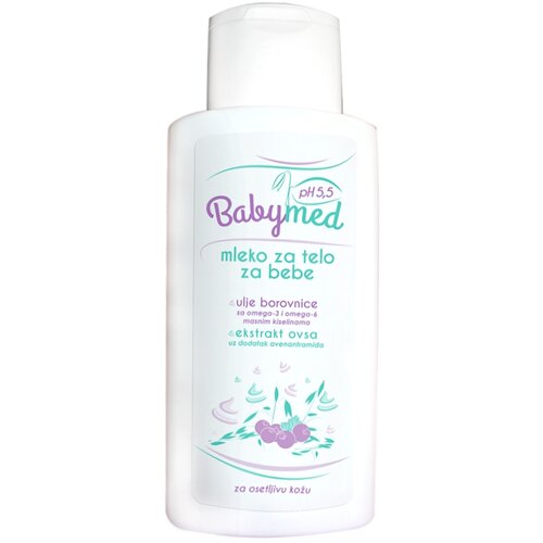 BabyMed mleko za telo za bebe, Ulje borovnice, 200ml | Eponuda.com