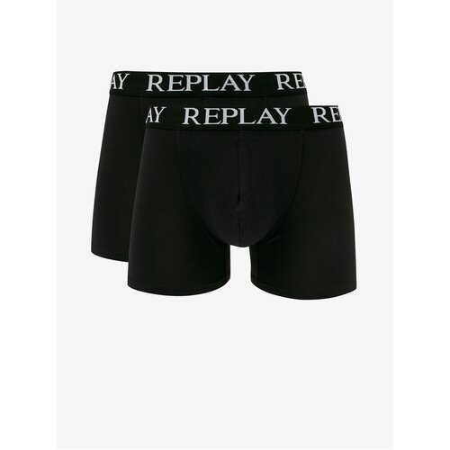 Replay Set of two men's boxers in black - Men's | ePonuda.com