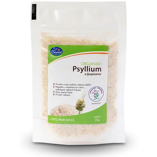 Beyond psilijum ljuspice organic 50g | ePonuda.com