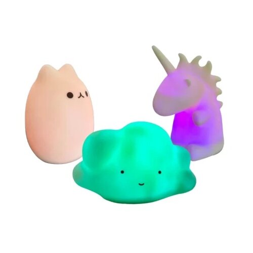 Set od tri led lampice maca, jednorog & oblak ( 358009 ) | ePonuda.com