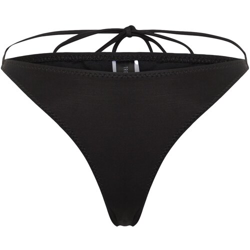 Trendyol Bikini Bottom Black Plain
