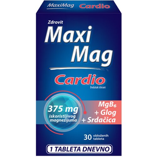 Maxi Mag cardio 30 tableta | ePonuda.com