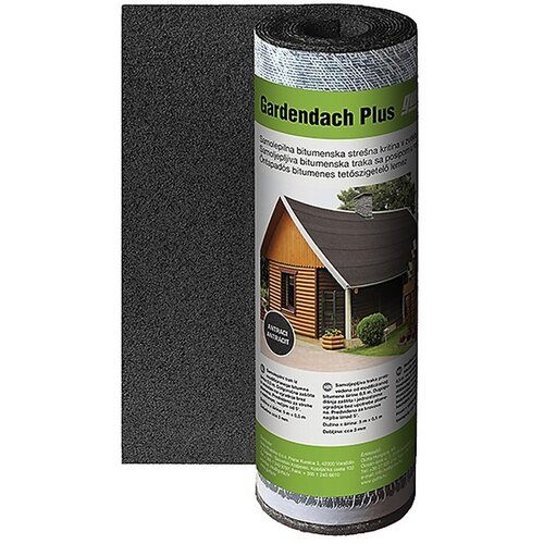 Gutta Bitumenski pokrov GARDENDACH PLUS TRAKA 0,5X5M ANTRACIT | shoptok.hr