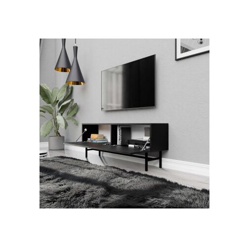 Hanah home felix 4000 black tv stand | Eponuda.com