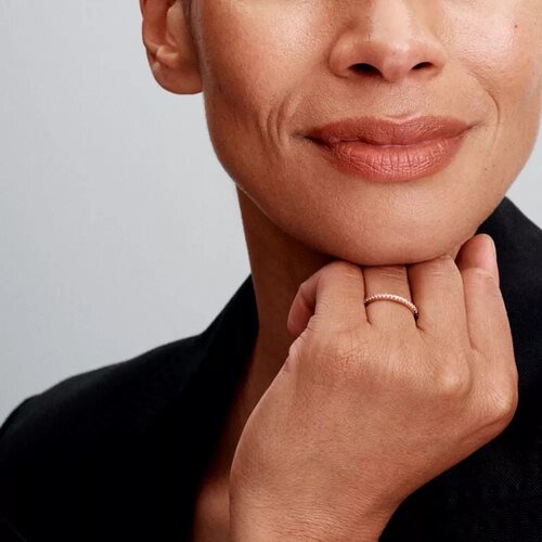 Pandora 182999C01-52 Sparkling Pink Band prsten | ePonuda.com