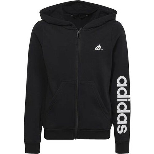 Adidas Dečiji duks na zakopčavanje Essentials Linear Logo Hoodie ...