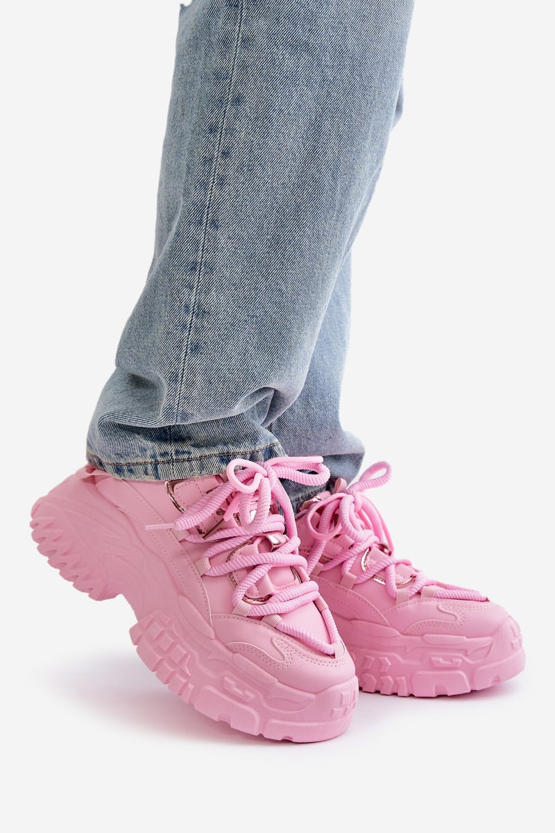 Kesi Women's sneakers on a solid sole - pink Nevela | ePonuda.com
