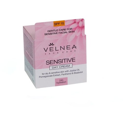 Velnea dnevna krema za osetljivu kožu lica spf 15 50ml | ePonuda.com