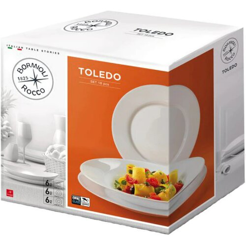 Bormioli Set tanjira Toledo Arcopal 18/1 | Eponuda.com