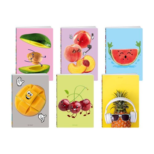 Premium, sveska sa UV lakom, A5, latajn, 50 lista, Fruit ( 189077 ...