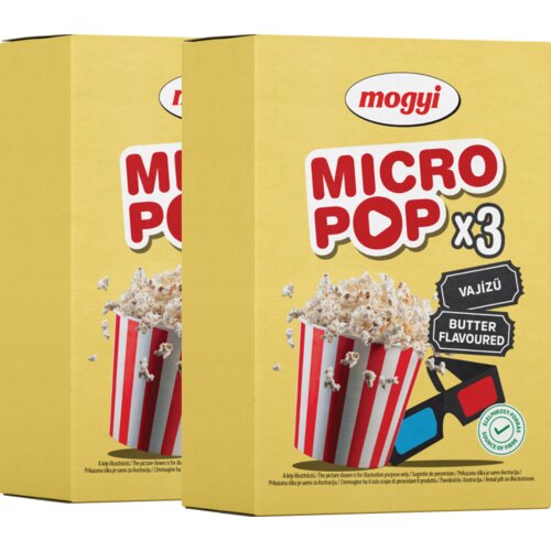 Mogyi micro pop kokice, maslac, 2x100g | ePonuda.com